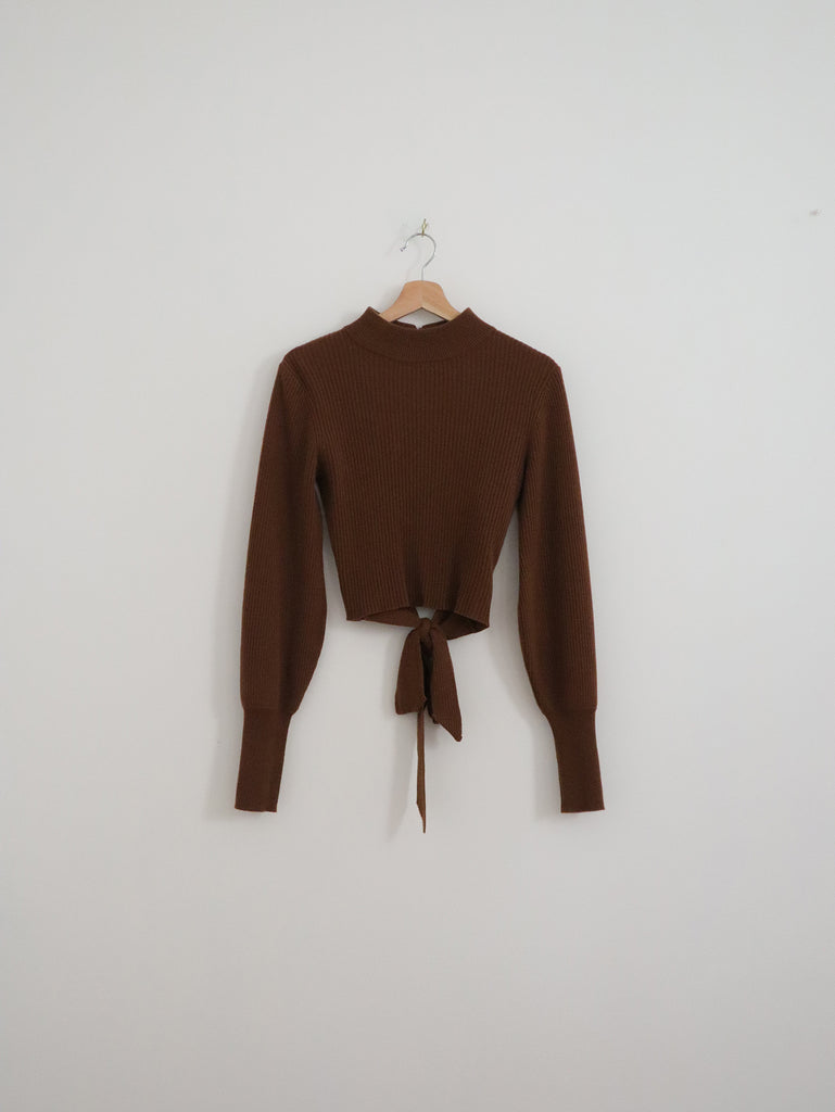 Reformation Open Back Cashmere Sweater (S) – Seek + Select